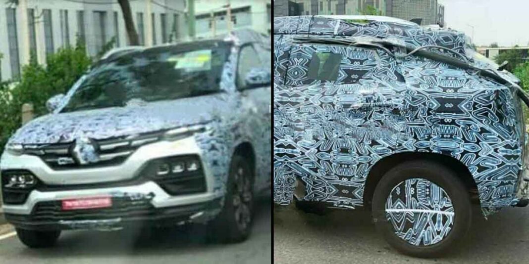 Another spy image revealed revealing the tail light and headlight ...
